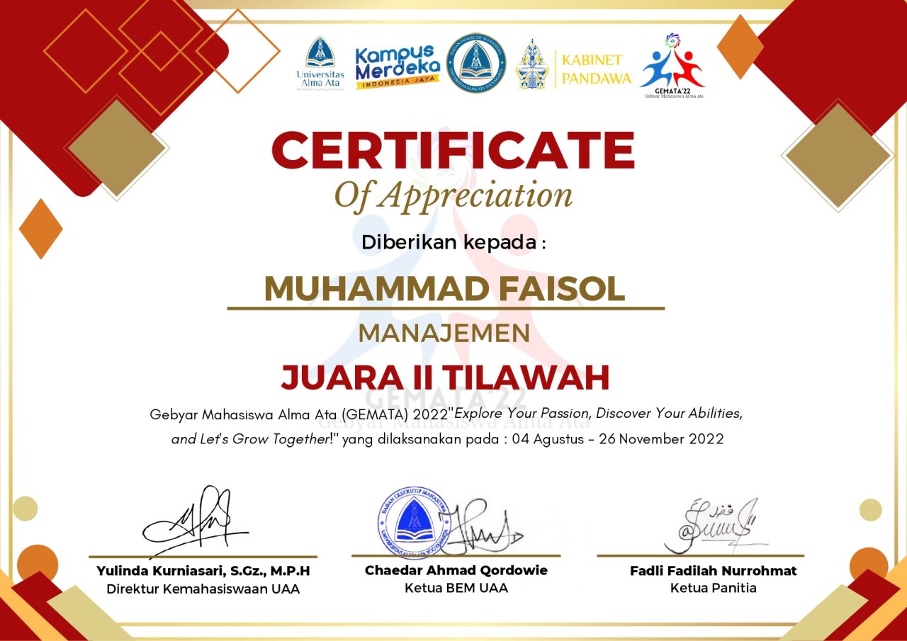 Prestasi Mahasiswa - Fakultas Ekonomi Bisnis